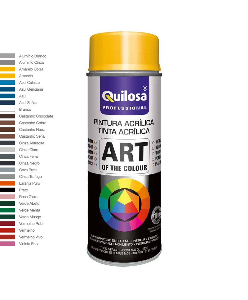 Spray Tinta Preto Brilho RAL 9005 - 400ml